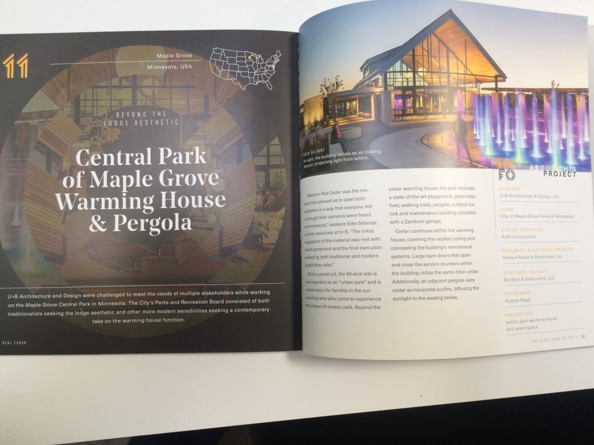 Central Park of Maple Grove – Phenow Warming House selected for annual ...